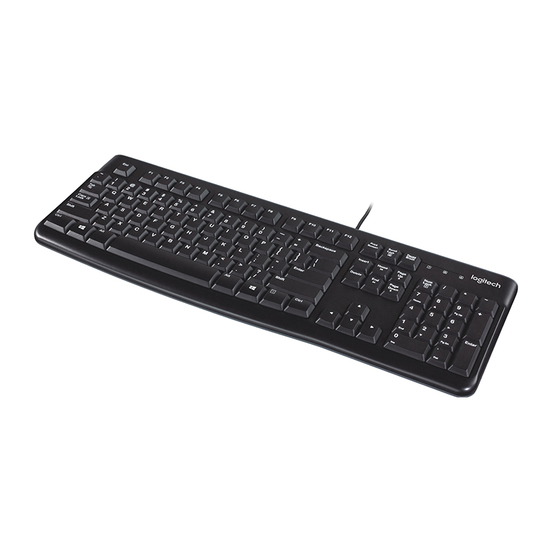 Logitech K120 USB Standard Computer Keyboard (920-002582) | Personal ...