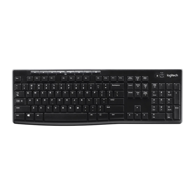 Logitech K270 Wireless Keyboard with Unifying Receiver (920-003057 ...