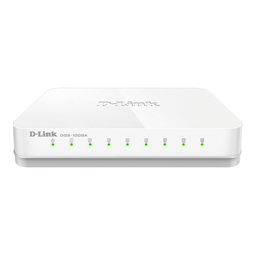 D-Link 8 Port Gigabit Easy Desktop Switch (DGS-1008A) | Personal Computers