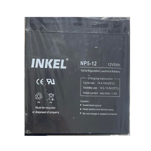 INKEL NP5-12 12V 5Ah Lead Acid Battery | Personal Computers